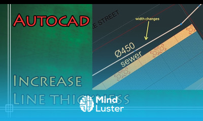 Learn Autocad 2019 How to increase the line thickness 2 simple methods ...