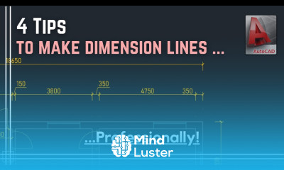 Learn Autocad 4 Tips to make your dimension lines looking professional - Mind Luster