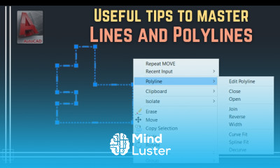 Learn Autocad Lines and Polylines Useful tips to master them - Mind Luster
