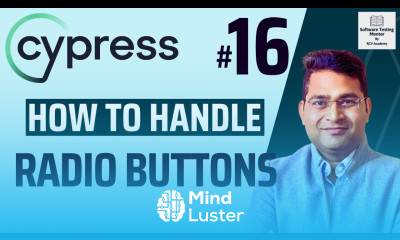 Learn Cypress Tutorial 16 How to Handle Radio Buttons - Mind Luster