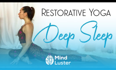 Learn 20 Minute Restorative Yoga BEST Yoga for DEEP SLEEP - Mind Luster