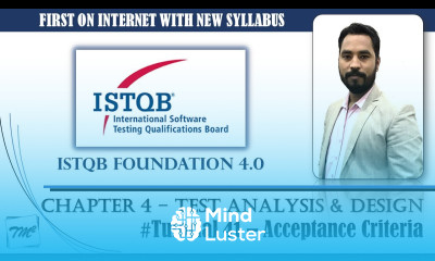 Learn ISTQB FOUNDATION 4 0 Tutorial 41 Acceptance Criteria Test Design ...