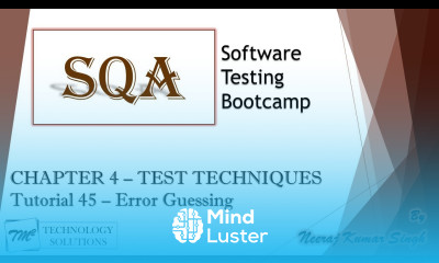 Learn Software Testing Bootcamp Error Guessing Experience Based Testing ...