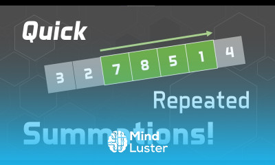 Learn A simple algorithm to speed up repeated summations - Mind Luster