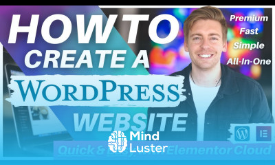 Learn How To Create A WordPress Website using Elementor Cloud WordPress Tutorial for Beginners ...