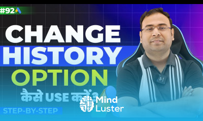 Learn Change History Feature in Google Ads Change History Google ads Google Ads Course 92 - Mind ...