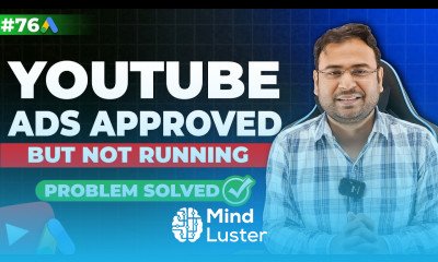 Learn Google Ads Course Youtube Ads Approved But not Running Problem ...