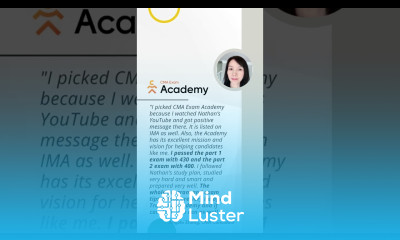 Learn Real People Real Results CMA Success Story - Mind Luster