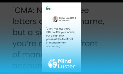 Learn CMA Not just three letters after your name but a sign that you re ...