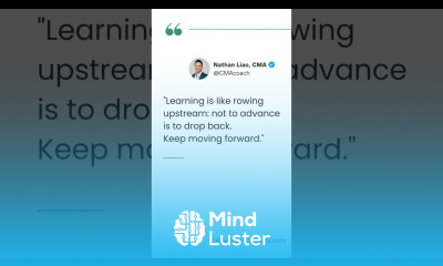 Learn Learning is like rowing upstream not to advance is to drop back ...