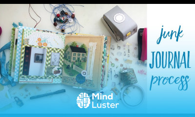Learn JUNK JOURNAL WITH ME Ep 11 Junk Journal Process Vintage Journal Journalling Process - Mind ...