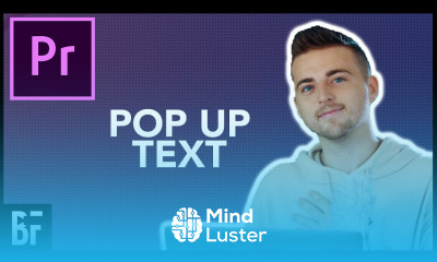 Learn Pop In Text Text Animation Premiere Pro - Mind Luster
