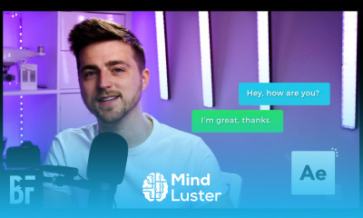 Learn Text Message Bubble Effect After Effects Tutorial - Mind Luster