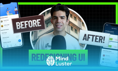 Learn Designing a mobile UI Improving user interface design on Figma UX UI for beginners Ansh ...