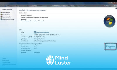 Learn How to Change Computer Name in Windows 7 - Mind Luster