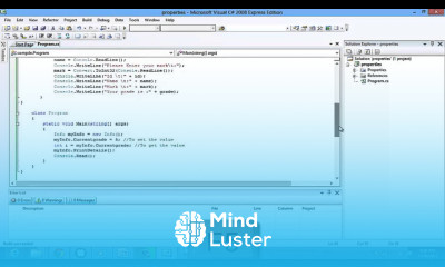 Learn How to Define Properties in C - Mind Luster