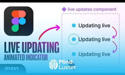Learn UPDATING LIVE Animated Indicator in Figma Tutorial - Mind Luster