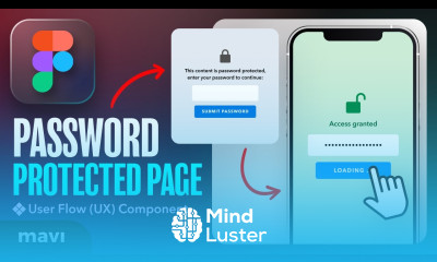 Learn Create a PASSWORD PROTECTED PAGE Prototype in Figma Tutorial - Mind Luster