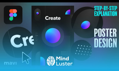 Learn “Create” – Abstract Poster Design Walkthrough and Explanation in Figma - Mind Luster