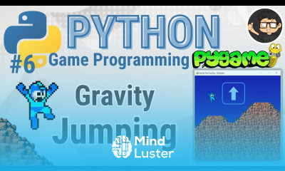 Learn Pygame Tutorial 6 Jumping - Mind Luster