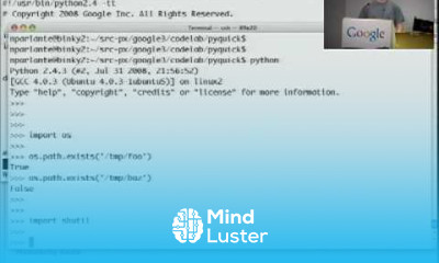 Learn Google Python Class Day 2 Part 2 - Mind Luster