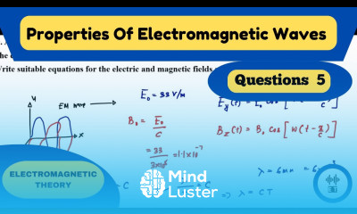 Learn Properties Of Electromagnetic Waves Questions 5 Electromagnetic ...