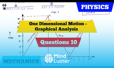 Learn One Dimensional Motion Graphical Analysis Question 10 Mechanics ...