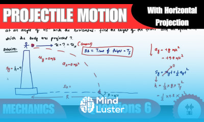 Learn Projectile Motion With Horizontal Projection Questions 6 ...