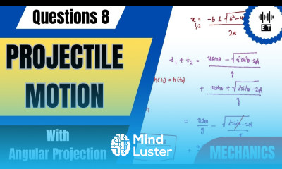 Learn Projectile Motion With Angular Projection Question 8 Mechanics - Mind Luster