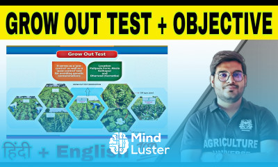 Learn what is grow out test grow out test objectives of grow out test ...