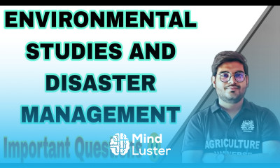 Learn environmental studies and disaster management environmental studies and disaster ...