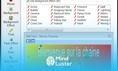 Création d'une bannière flash avec swfText pour débutant - Mind Luster