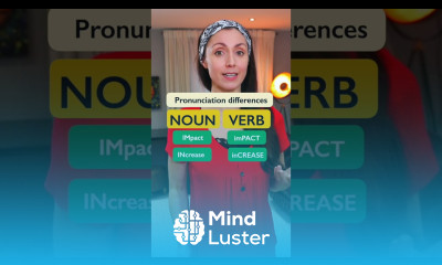 Learn Confusing English Pronunciation Nouns vs Verbs - Mind Luster