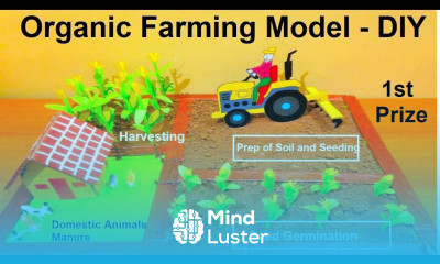 Learn organic farming model making science project DIY Agriculture ...