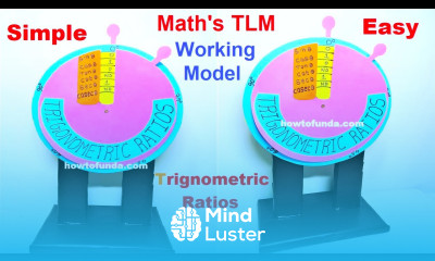 Learn Trigonometric Ratios Math s Working Model TLM project howtofunda craftpiller - Mind Luster