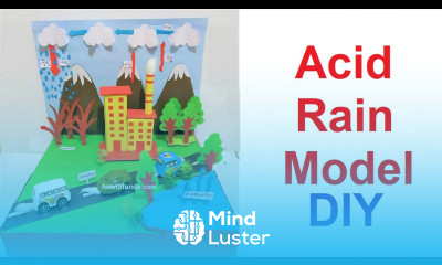 Learn Acid rain model 3d for science exhibition project DIY at home ...