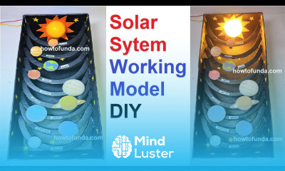 Solar system working model 3d for science project - Mind Luster