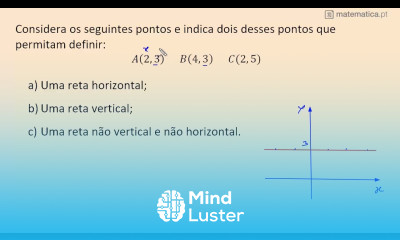 Learn Definir um Reta com Dois Pontos - Mind Luster
