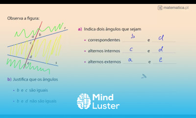 Learn Ângulos Correspondentes Ângulos Alternos Internos e Ângulos ...